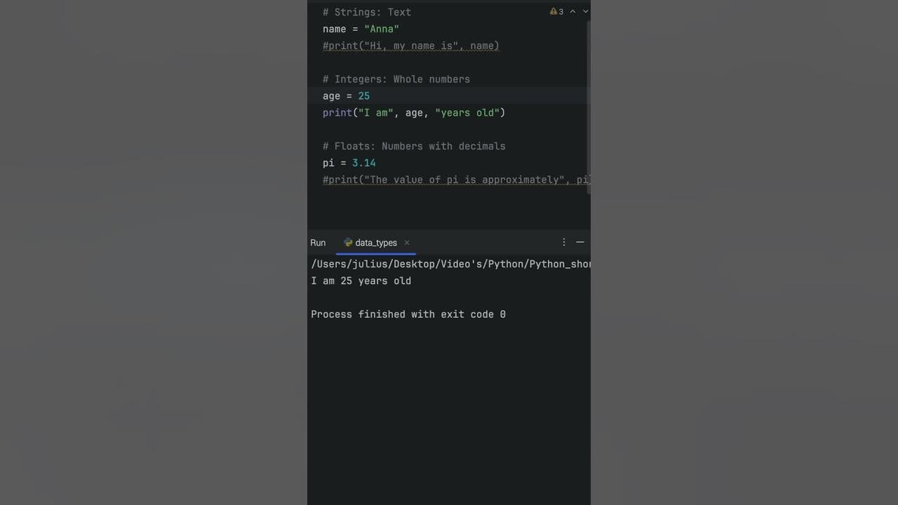 What Are Strings, Integers And Floats In Python #programming #coding #python #pythonprogramming ...