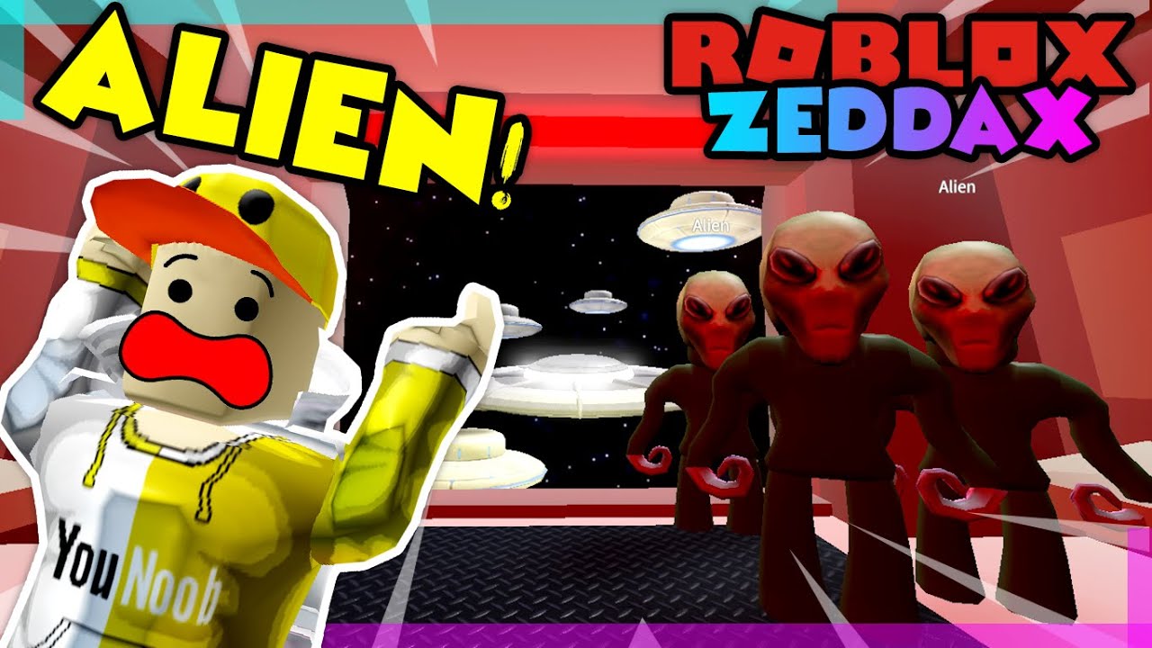 ALIEN MENYERANG KAPAL LUAR ANGKASA KITA! - Roblox Zeddax - YouTube