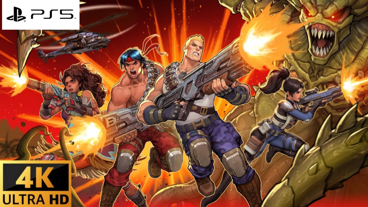CONTRA: OPERATION GALUGA (PS5) Gameplay Walkthrough Full Game [4K 60FPS ...
