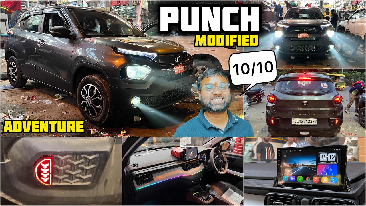 Tata Punch Adventure to Top Modification Tata Punch Adventure Model ...