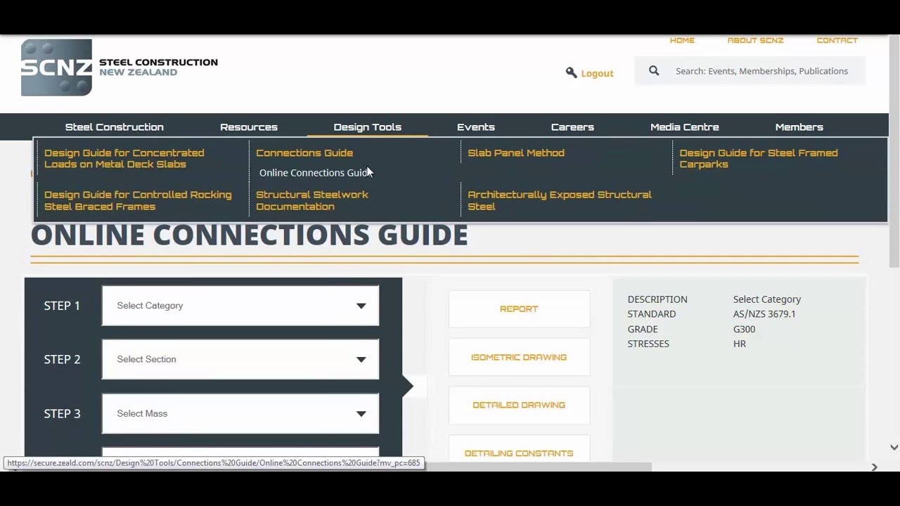 SCNZ Online Steelworks Connection Guide demo video - YouTube
