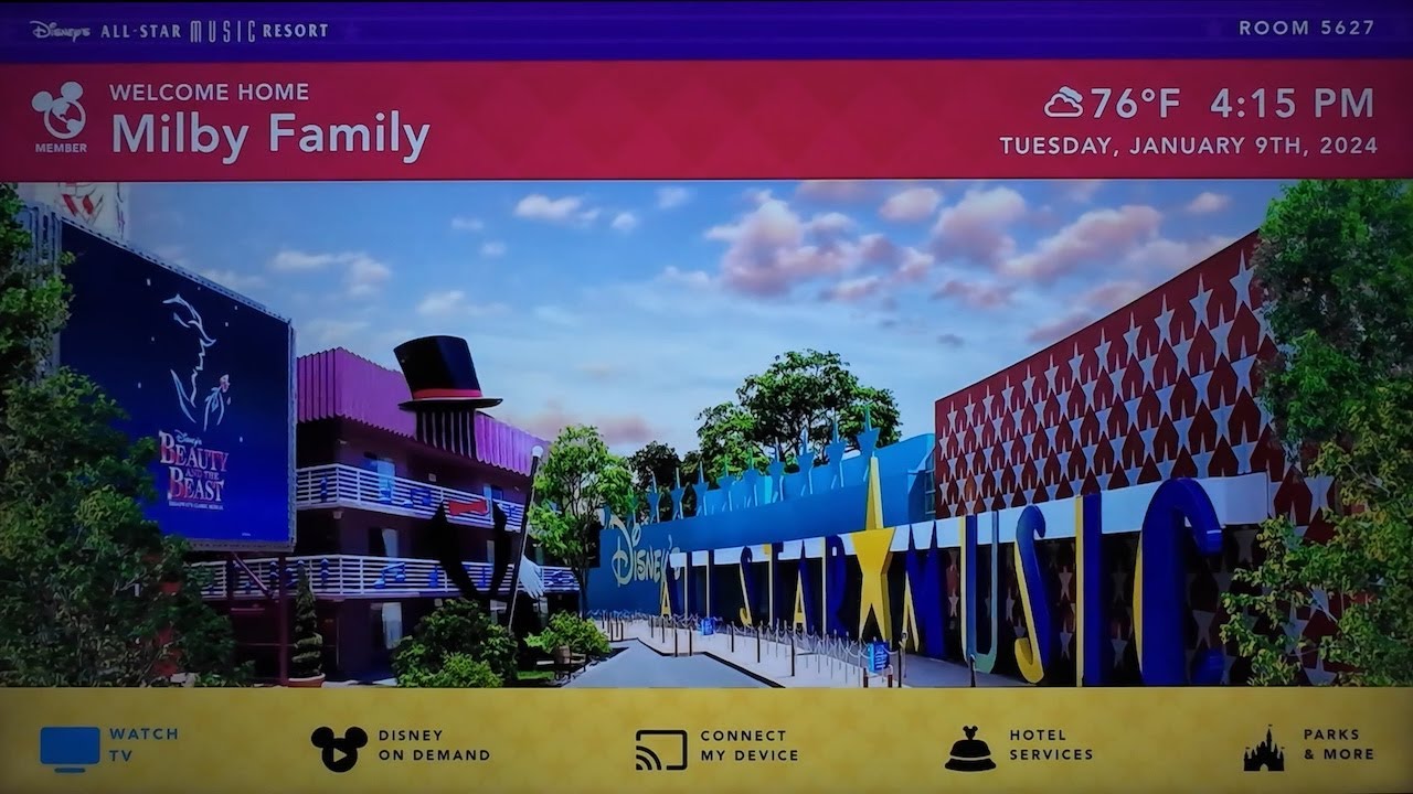 Disney Resort TV - All-Star Music Resort Splash Screen @ WDW - YouTube