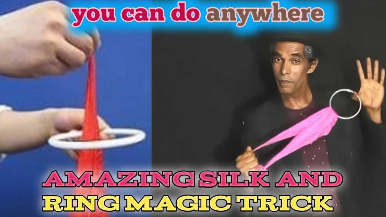 Amazing|silk and ring magic trick|you can do anywhere|MAGICIANSETHU ...