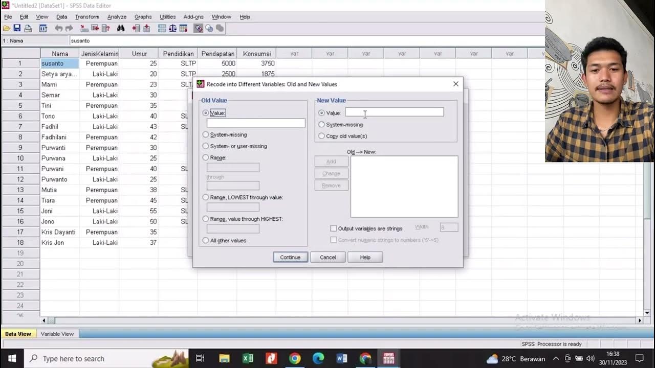 HOW TO MAKE OUTPUT DESCRIVTIFE BY SPSS - YouTube