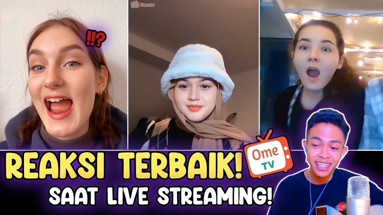 Reaksi tak terduga dari cewe cewe bule cantik di ome tv saat aku live ! - SINGING REACTIONS OME ...