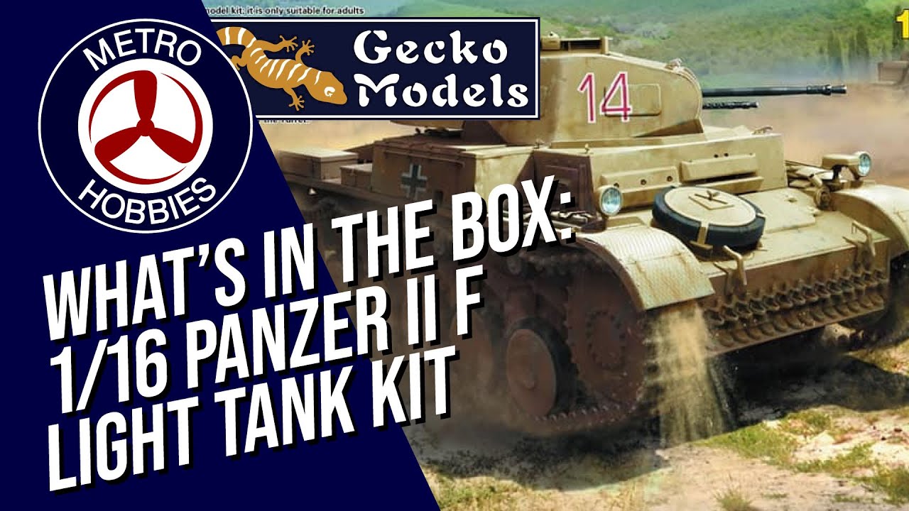 Gecko Models large-scale 1/16 Panzer II F Light Tank Model Kit | What's ...
