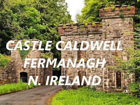 Castle Caldwell. FOREST PARK. FERMANAGH. OLD IRISH CASTLE, BUILT IN ...