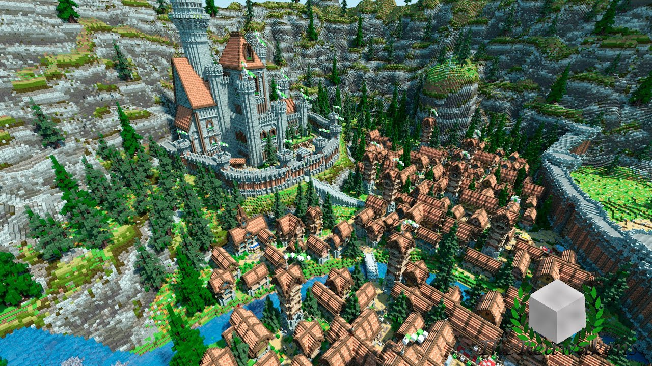 Minecraft Timelapse - Valley of Silkfall (Part 1) - YouTube