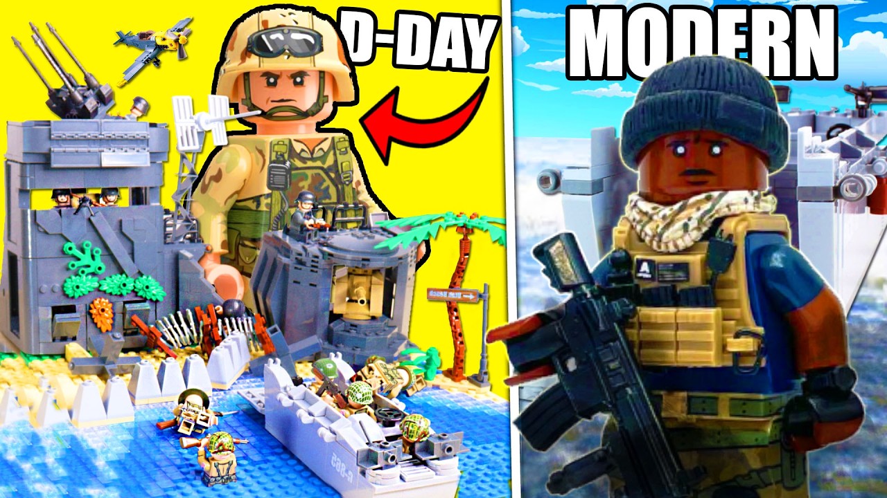 I built Modern D-DAY in LEGO... - YouTube