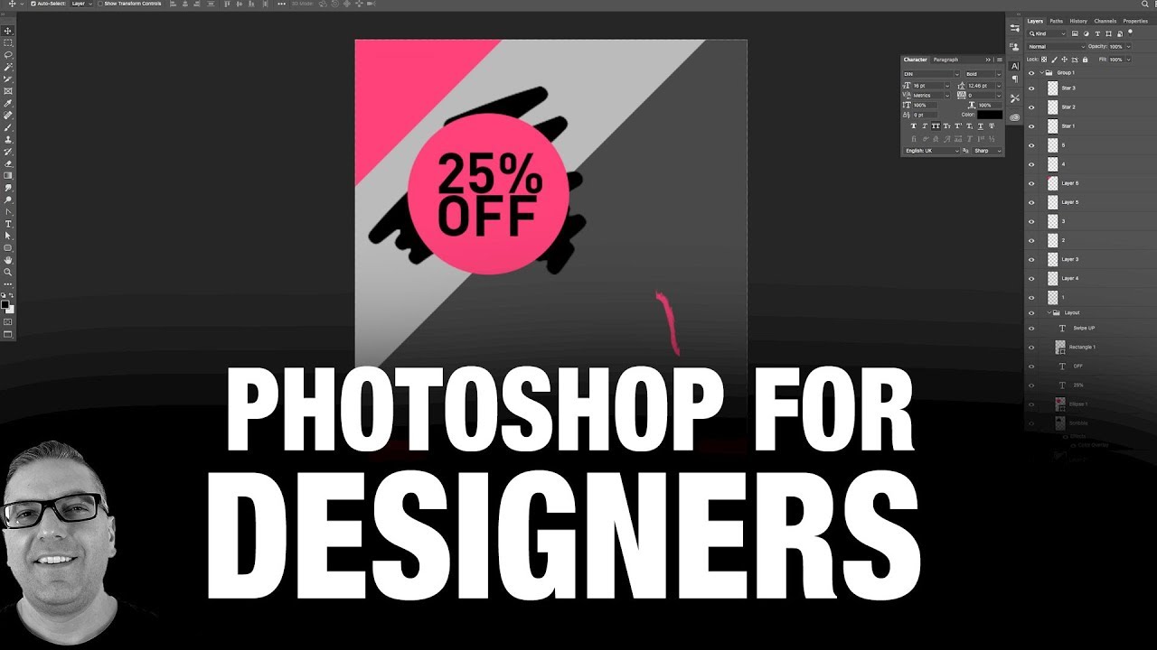 Learning Adobe Photoshop for Designers - YouTube