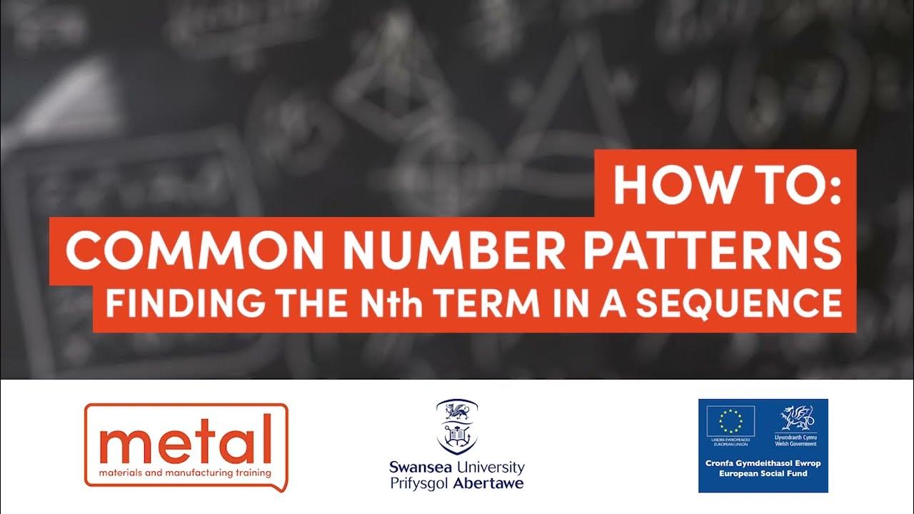 Maths | How To | Common Number Patterns: Finding the Nth Term In A Sequence - YouTube