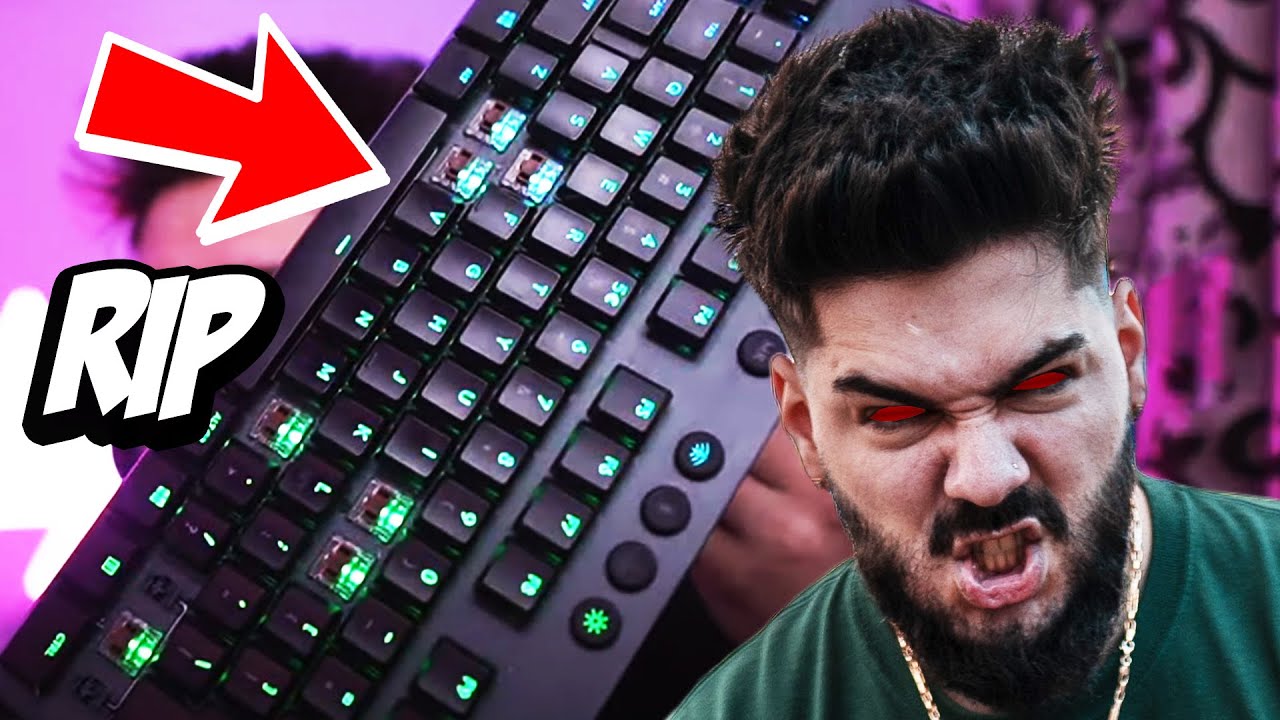 HIGHMAN Posedat Își Distruge TASTATURA.. 😂 - YouTube