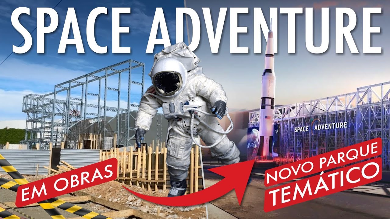 NOVO Parque Temático de Balneário Camboriú em Obras SPACE ADVENTURE ...