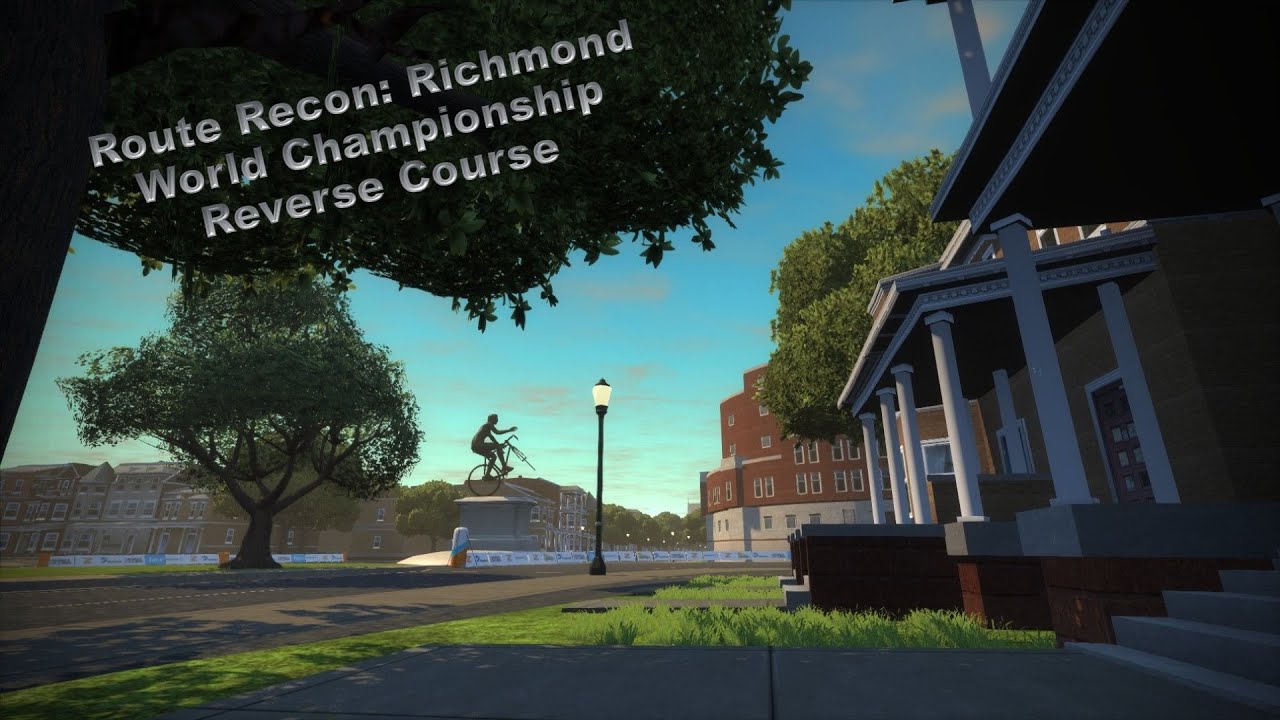 Zwift Route Recon: Richmond UCI World Road Championship Reverse Course ...