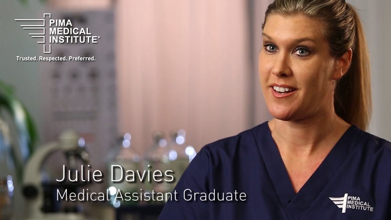 Medical Assistant Graduate Julie Davies - Reaching Career Goals - YouTube