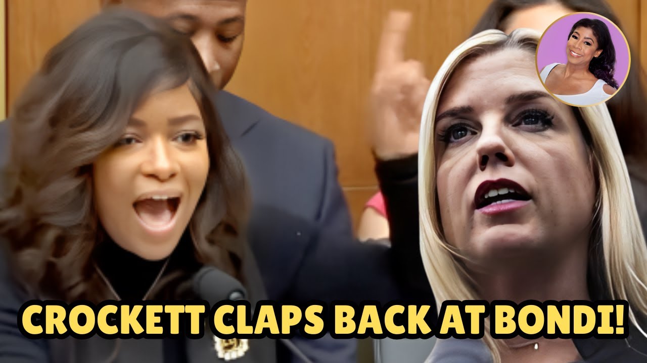 Watch Jasmine Crockett CLAP BACK At Pam Bondi's Defense of Elon Musk ...