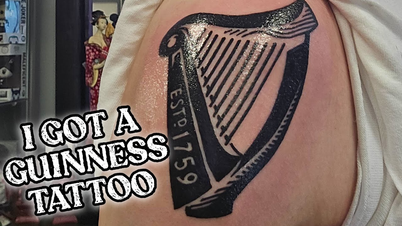 I Got A GUINNESS TATTOO!!! - YouTube