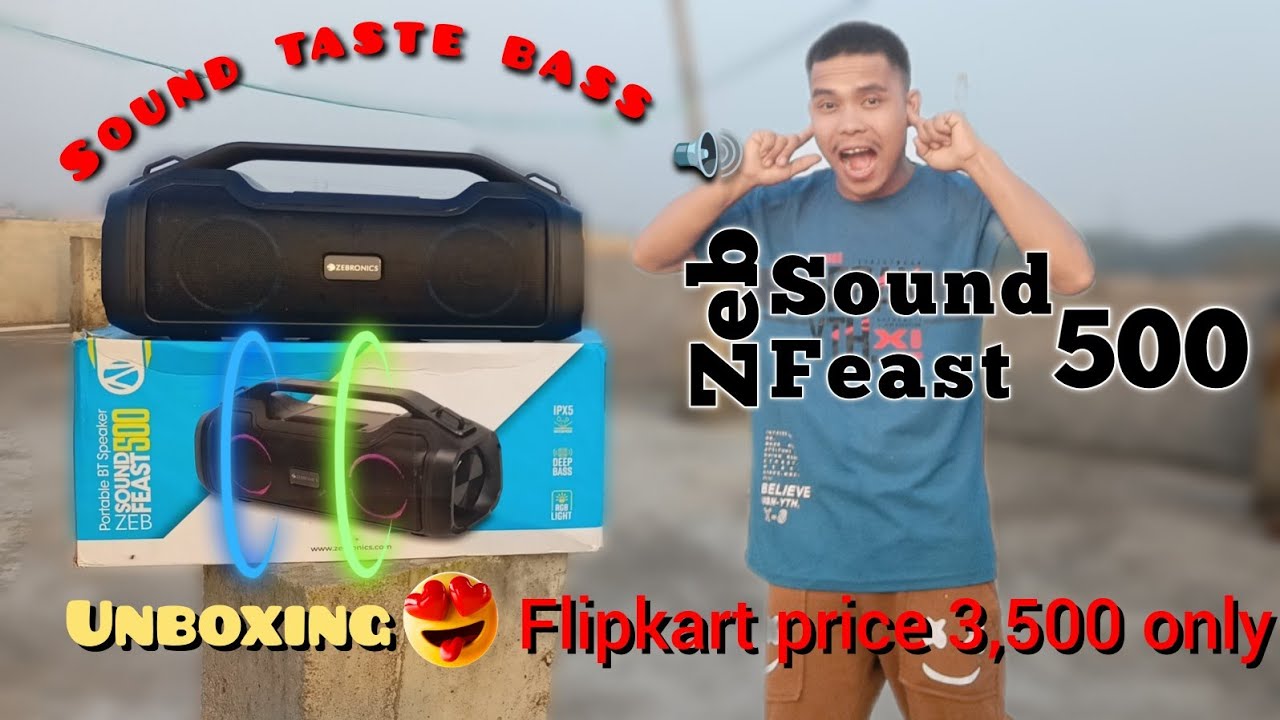 zebronics sound feast 500 unboxing 🎁 / sound test bass? 🔊🔥 / price ...