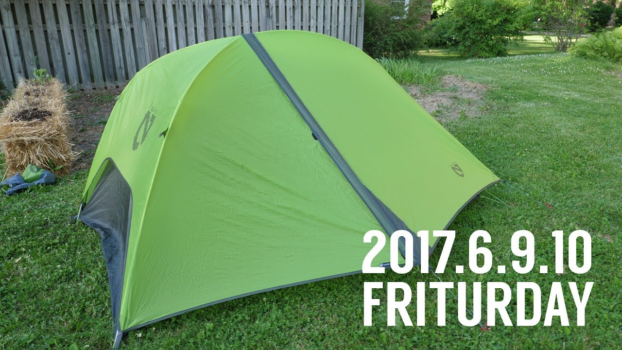 A short look at my new tent - YouTube