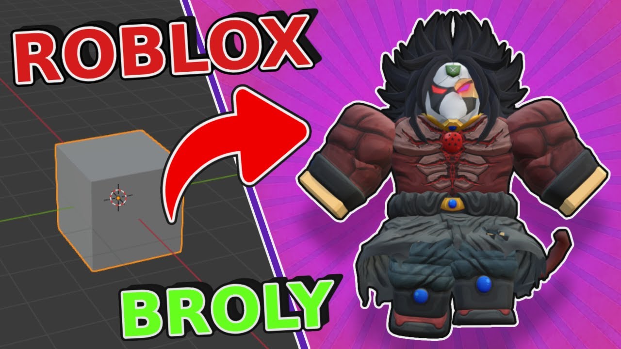 Making Time Breaker Xeno Broly in Blender! (ROBLOX) - YouTube