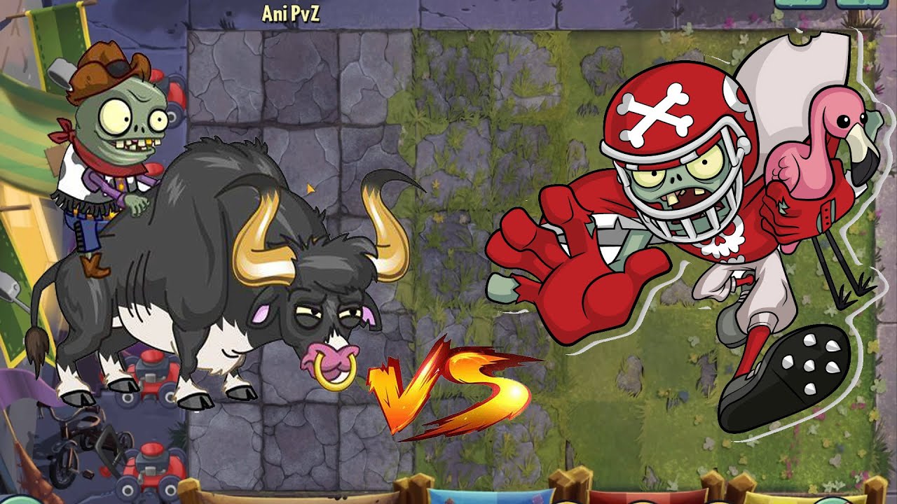 Rodeo Legend Zombie VS All-Star Zombie │Plants vs. Zombies 2 Highlight ...