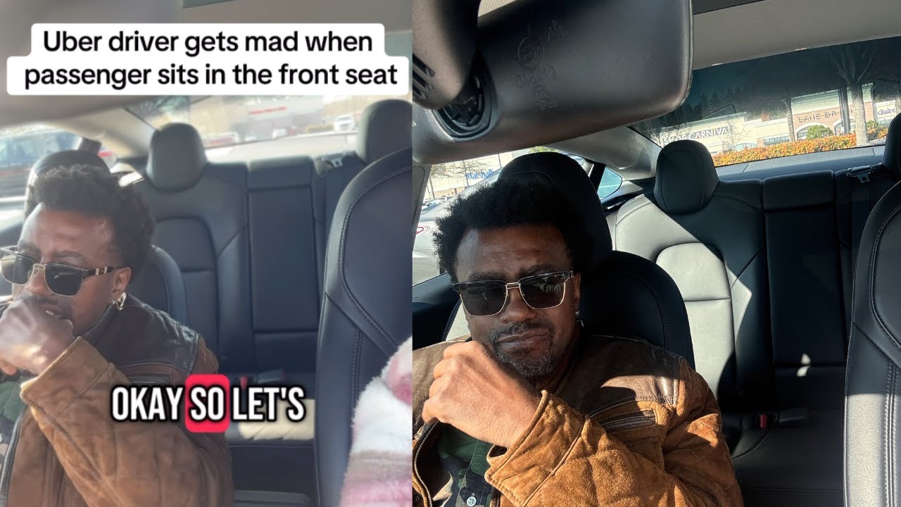 Uber driver gets mad when passenger sits in the front seat#Uberdriver ...