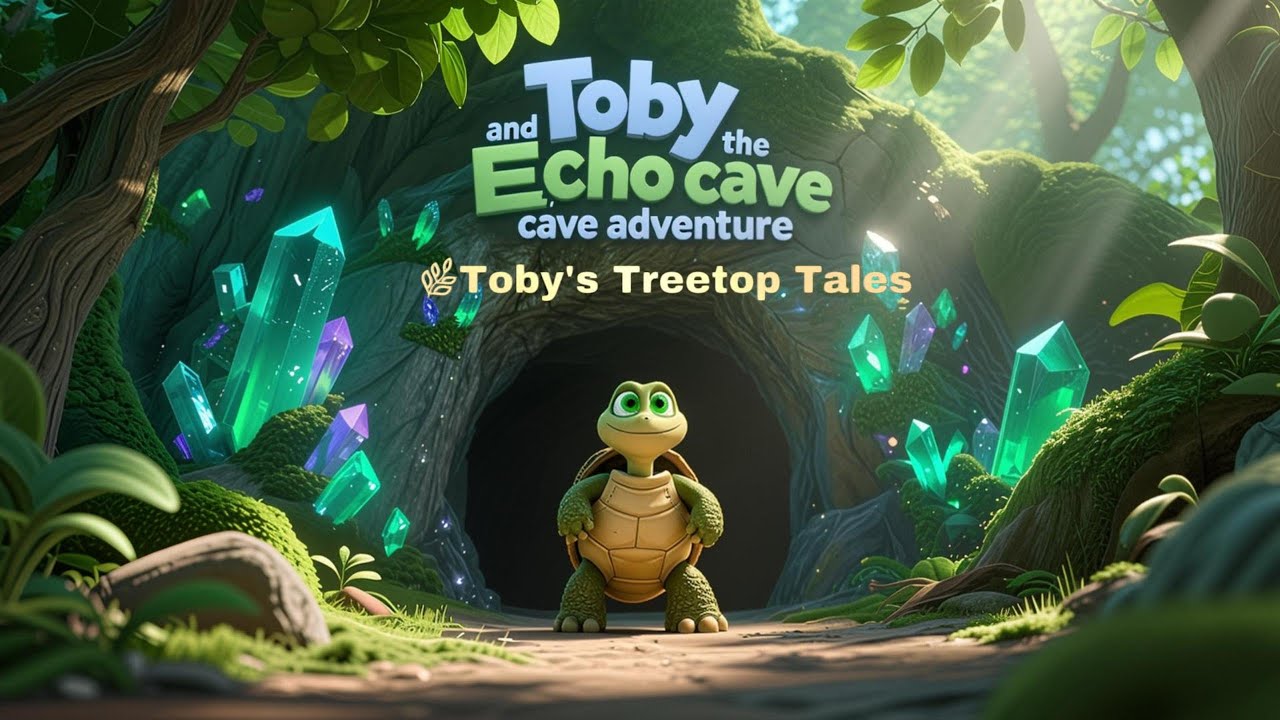 Toby and the Echo cave Adventure | Toby's Treetop Tales- Episode 7🐢 ...