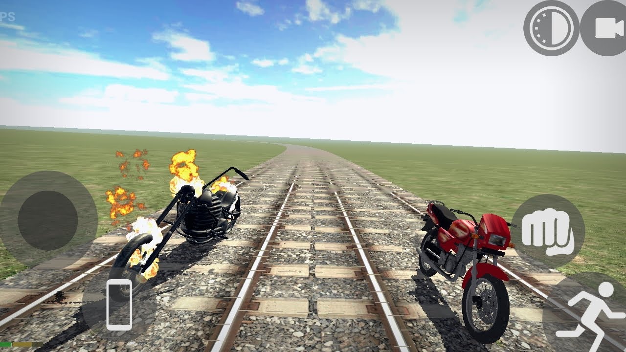 Race Between Ghost Rider And Splendor - YouTube