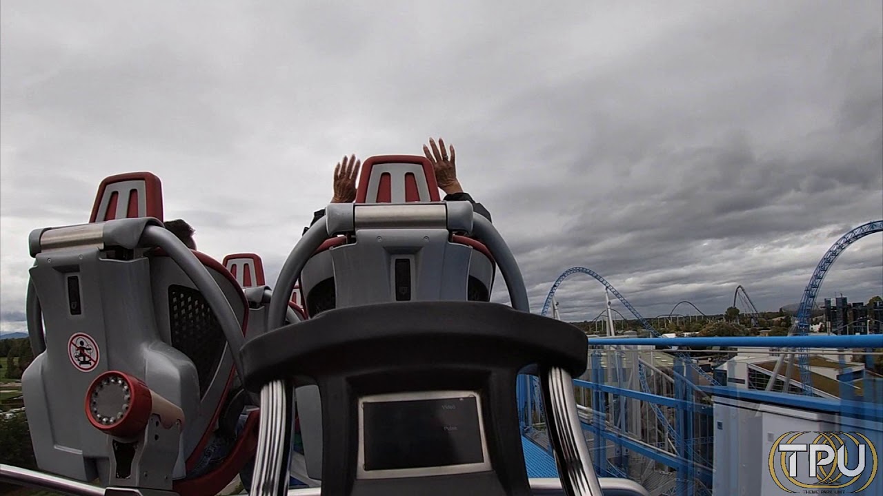 Blue Fire (Europa Park) POV Back Row - YouTube