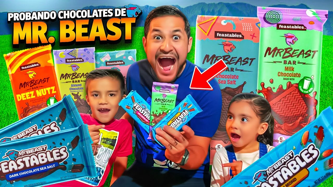 PROBANDO LOS CHOCOLATES DE MR.BEATS // que tan buenos son ? - YouTube