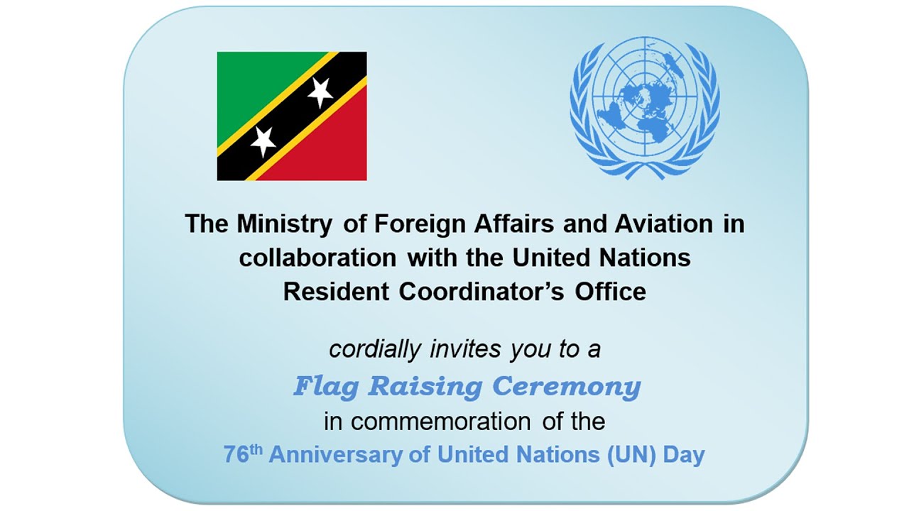 Flag Raising Ceremony | 76th Anniversary of United Nations (UN) Day ...