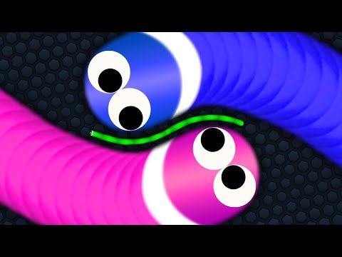 Slither.io Troll Tiny Snake vs Giant Noob Snakes - Epic Slitherio Gameplay - YouTube