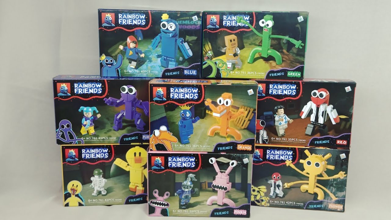 how to build Lego Ranbow friends full Tutorial minifigure - YouTube