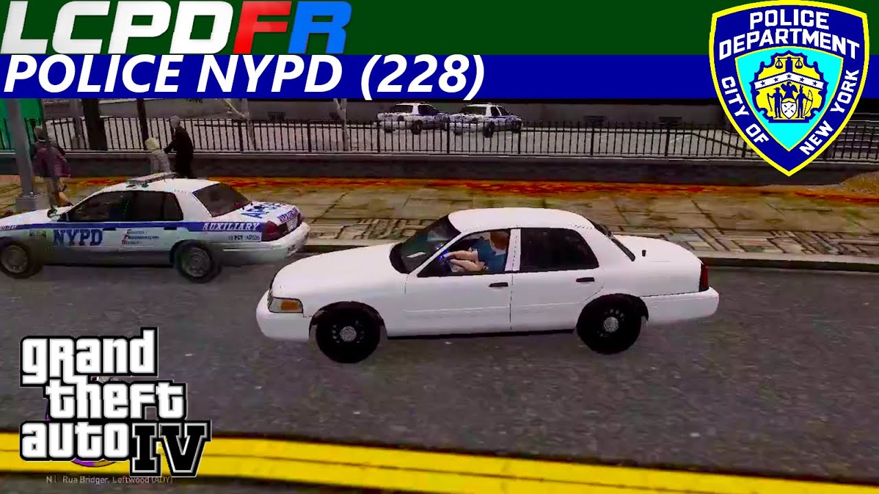 GTA 4 EFLC MOD LCPDFR 1.0 POLICE PATROL NYPD CENTRAL PARK MANHATTAN ...