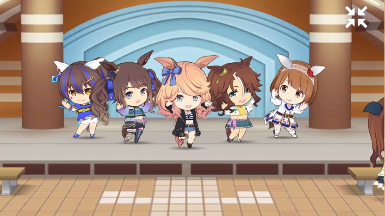 【ウマ娘】ギャルズうまぴょい伝説 ミニキャラ.ver【ダイタクヘリオス、メジロパーマー、トーセンジョーダン、ゴールドシチー、ユキノビジン ...