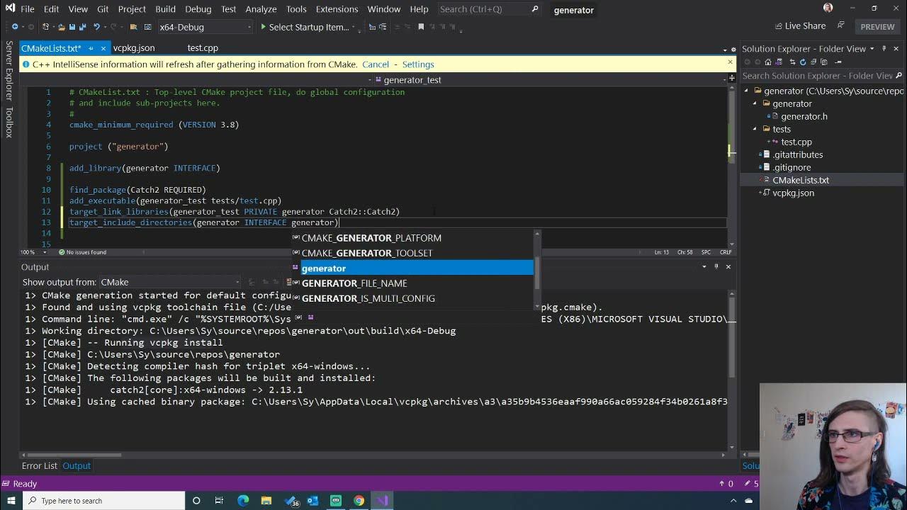 Implementing Generators with C++20 Coroutines - YouTube