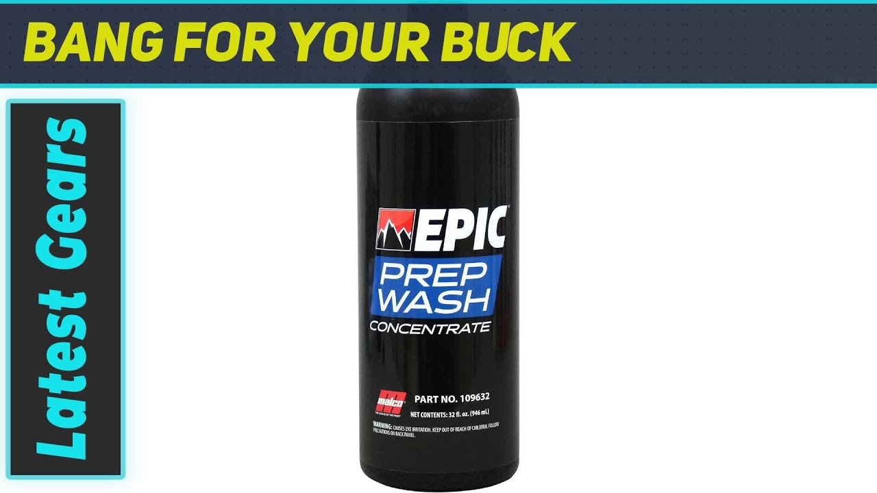 Malco EPIC Ceramic Prep Wash Concentrate: The Ultimate Solution for ...