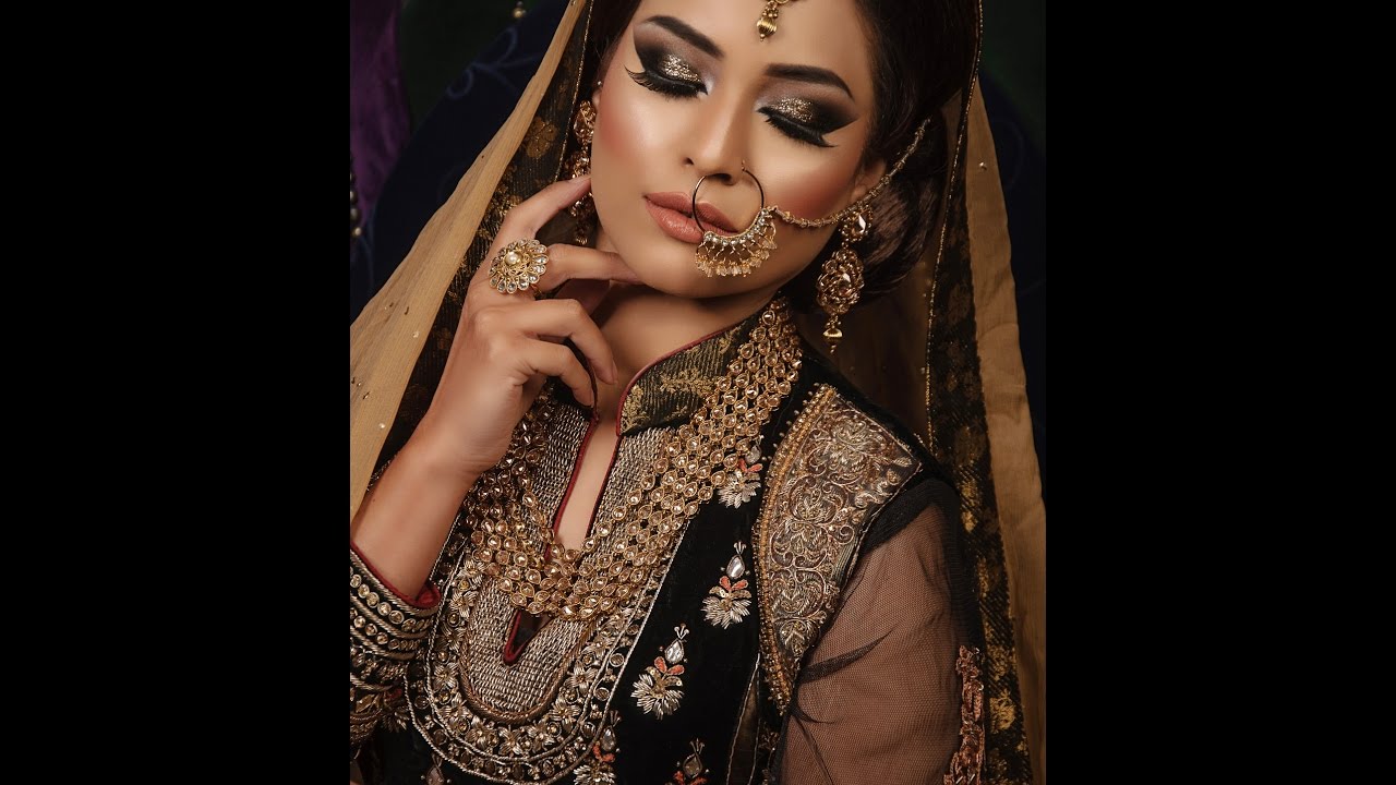 Mughal Inspired India & Pakistan Asian Bridal Wedding Makeup Tutorial ...