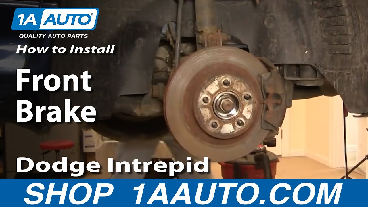 How To Replace Front Brakes 98-04 Dodge Intrepid - YouTube