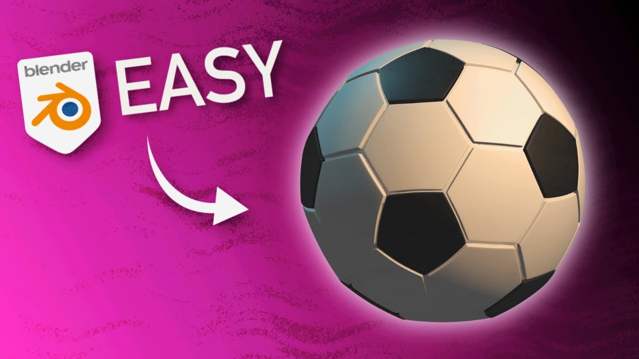 EASY Soccer Ball Modeling in Blender 3 - For Beginners - YouTube