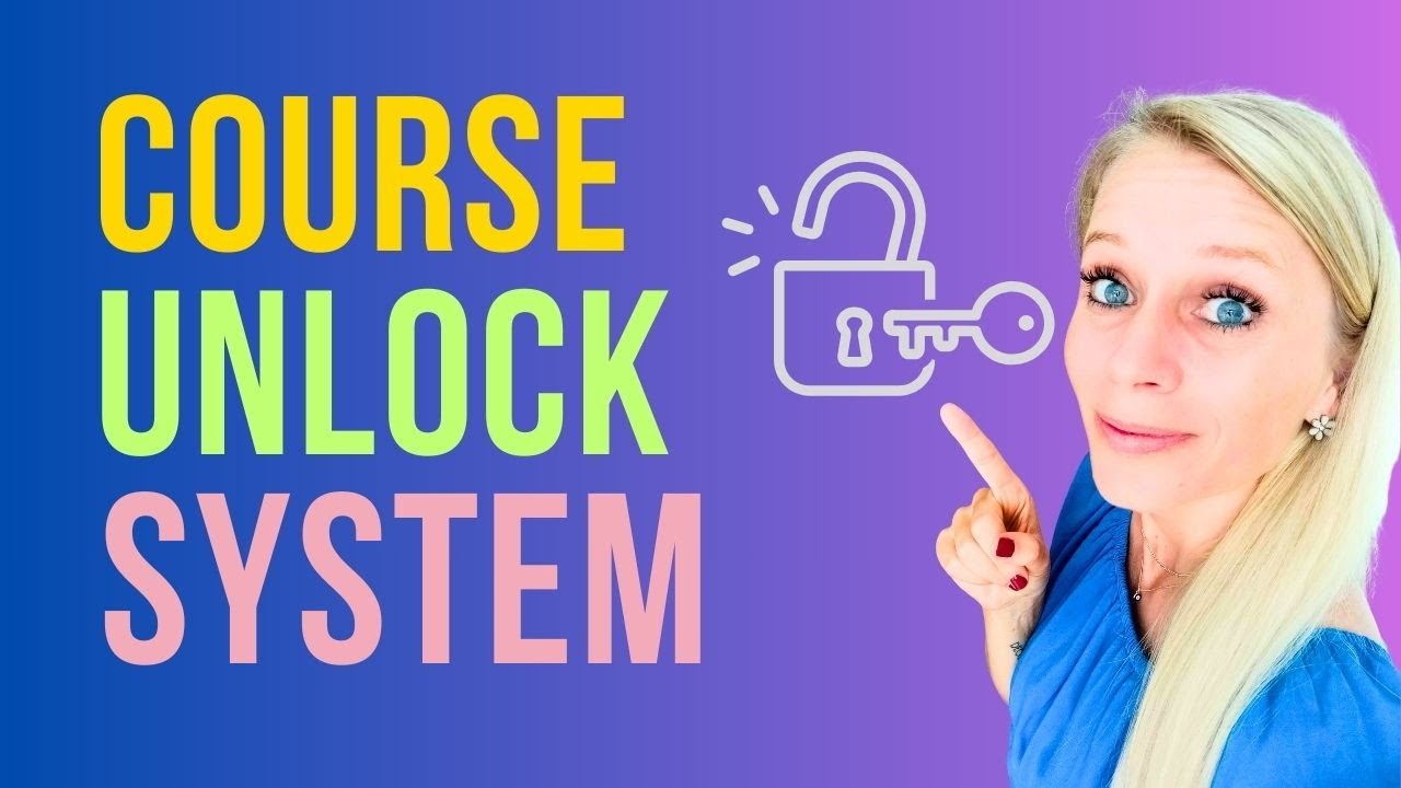 How to unlock courses: UNLOCK System explained #onlinecourseplatform # ...