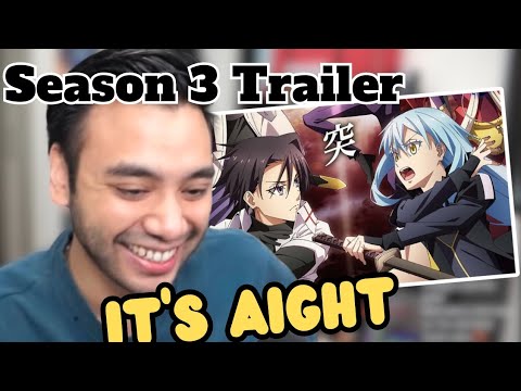 Gigguk Reaction To That Time I Got Reincarnated As a Slime S3 Trailer ...