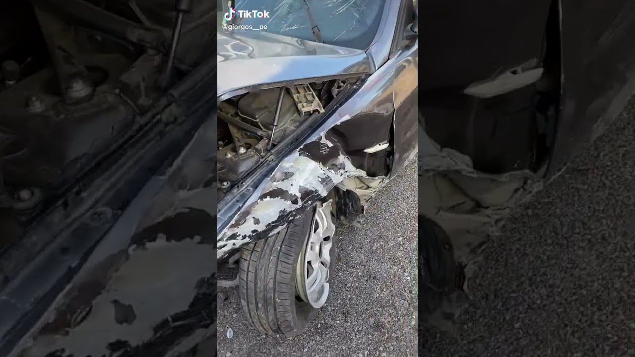BMW E90 CRASH 320I - YouTube