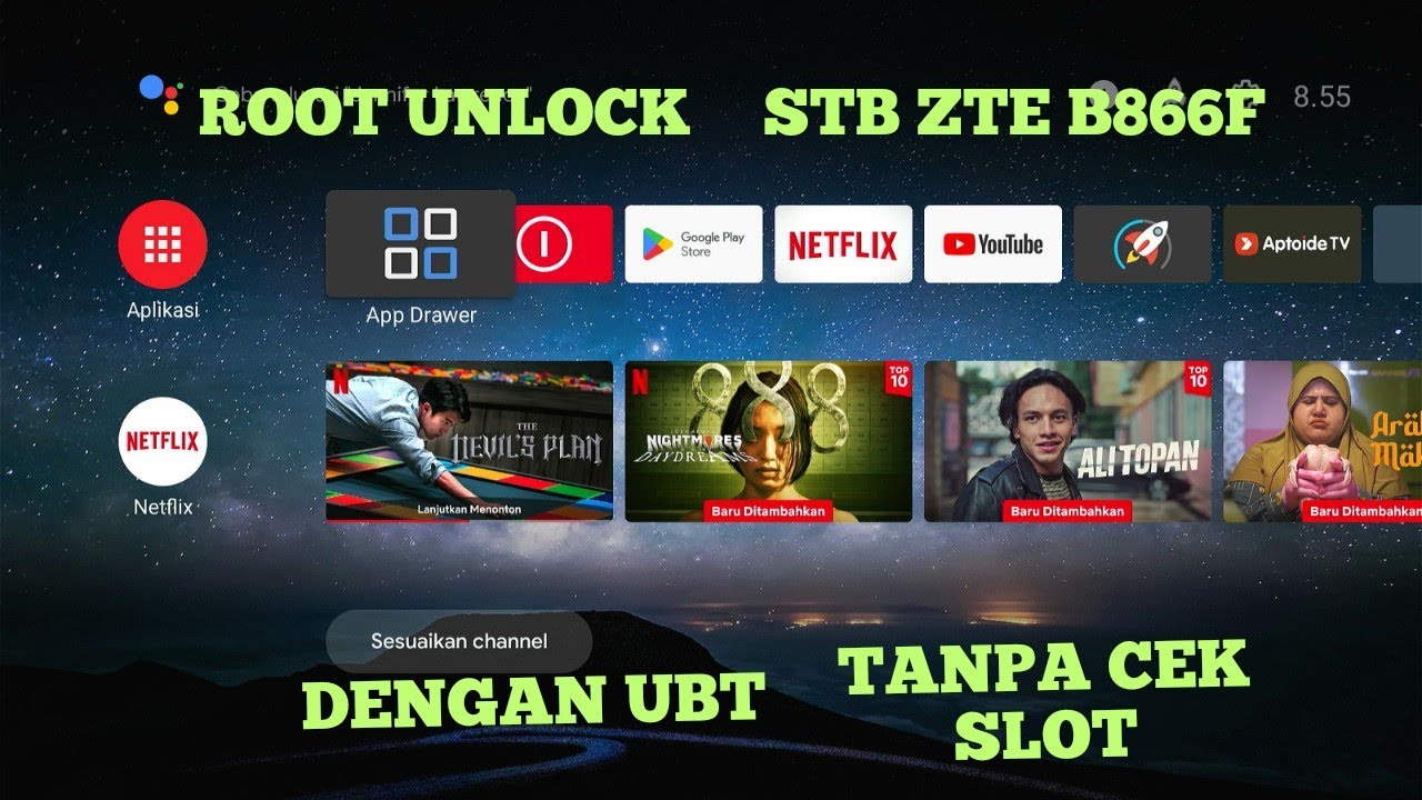 ROOT UNLOCK STB ZTE B866F V1.1 DENGAN MUDAH TANPA CEK SLOT MENGGUNAKAN ...