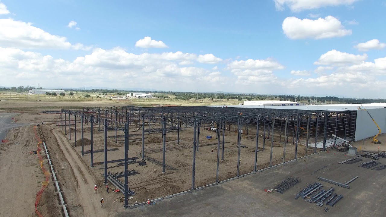 Michelin, León Gto, TC Steel structure - YouTube
