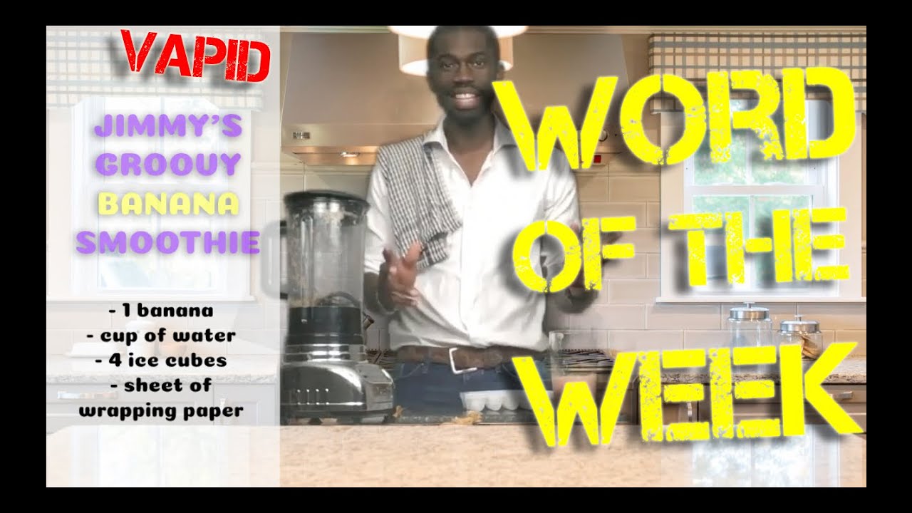 LEARN A NEW WORD: VAPID || Why does HEALTHY FOOD have to taste so bad ...