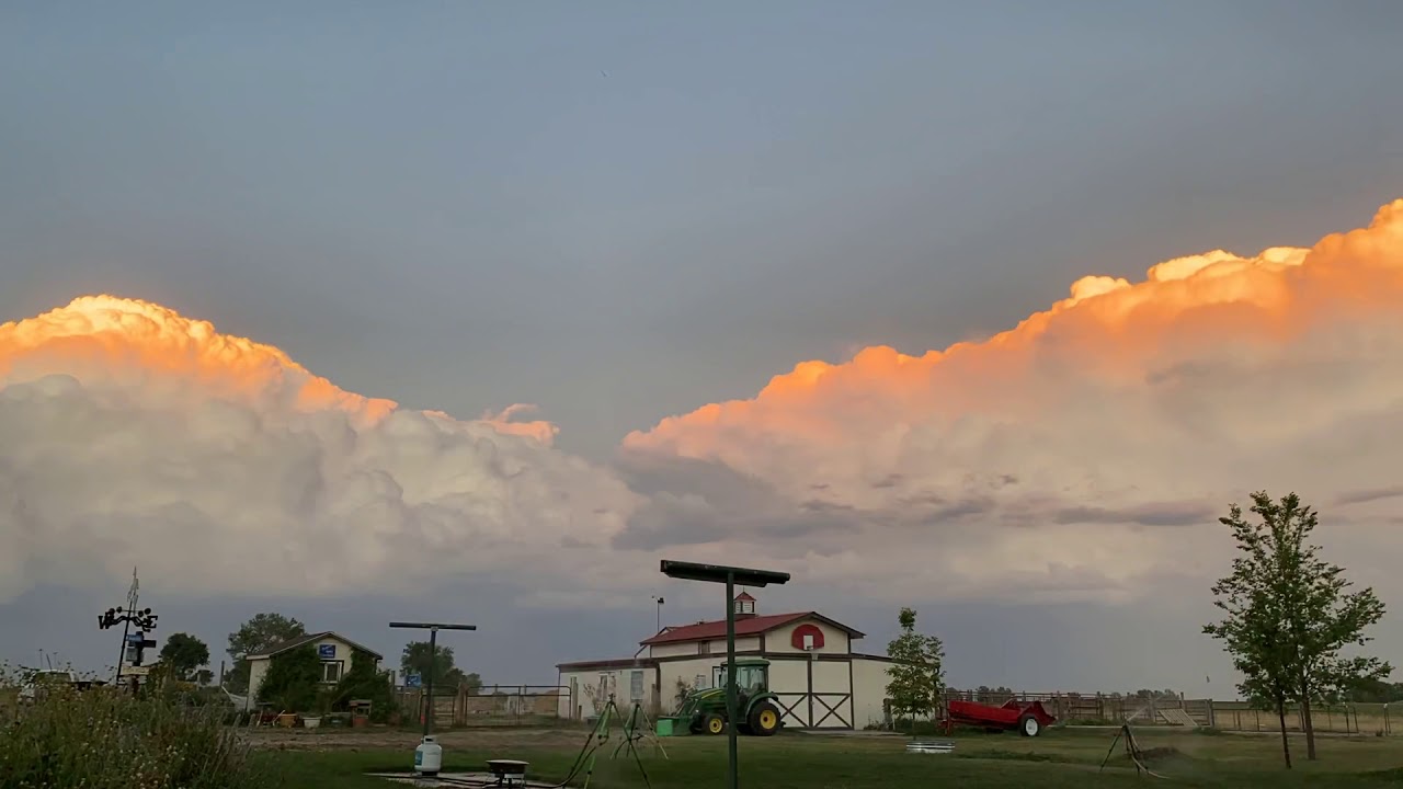 Boiling Clouds on a Colorado Evening - YouTube