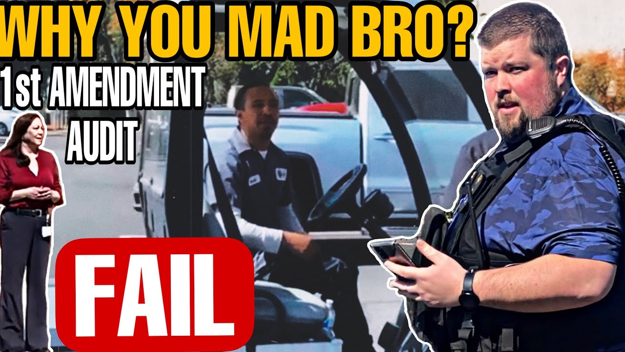 WHY YOU MAD BRO? - 1st Amendment Audit - YouTube