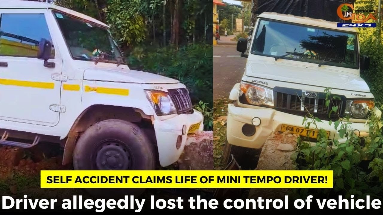 Self accident claims life of mini tempo driver! - YouTube