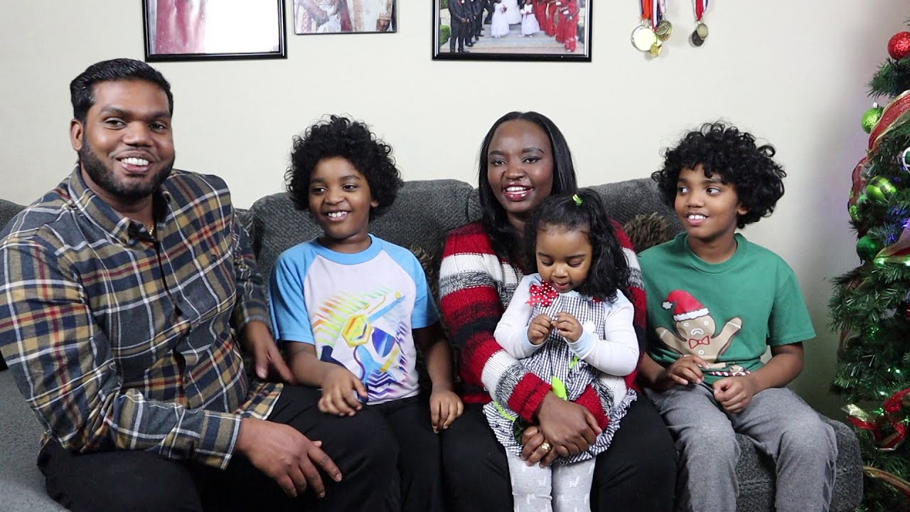 Teaching MY CONGOLESE WIFE and KIDS TAMIL | BLINDIAN FAMILY - YouTube